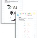 Annoncer sa grossesse rapidement avec les cartes à relier imprimables